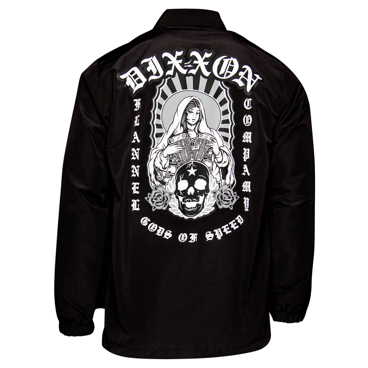 Men's Gods of Speed Coaches Jacket - Black | Dixxon Flannel Co. – DIXXON UK