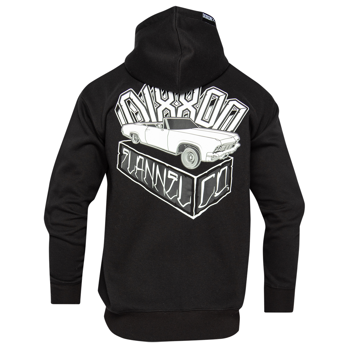 Block Zip Up Hood - Black – DIXXON UK