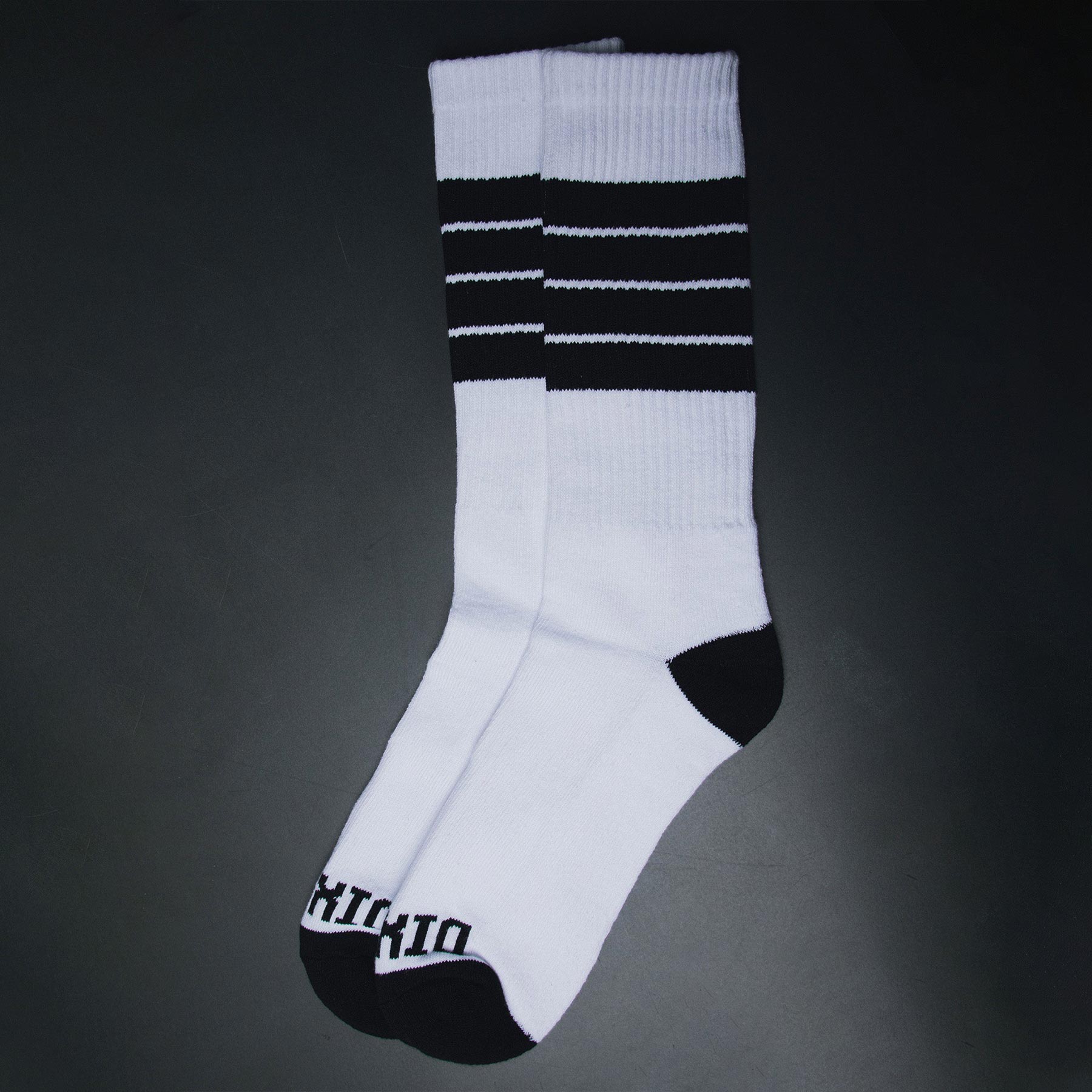 Athletic Stripes Premium Crew Socks