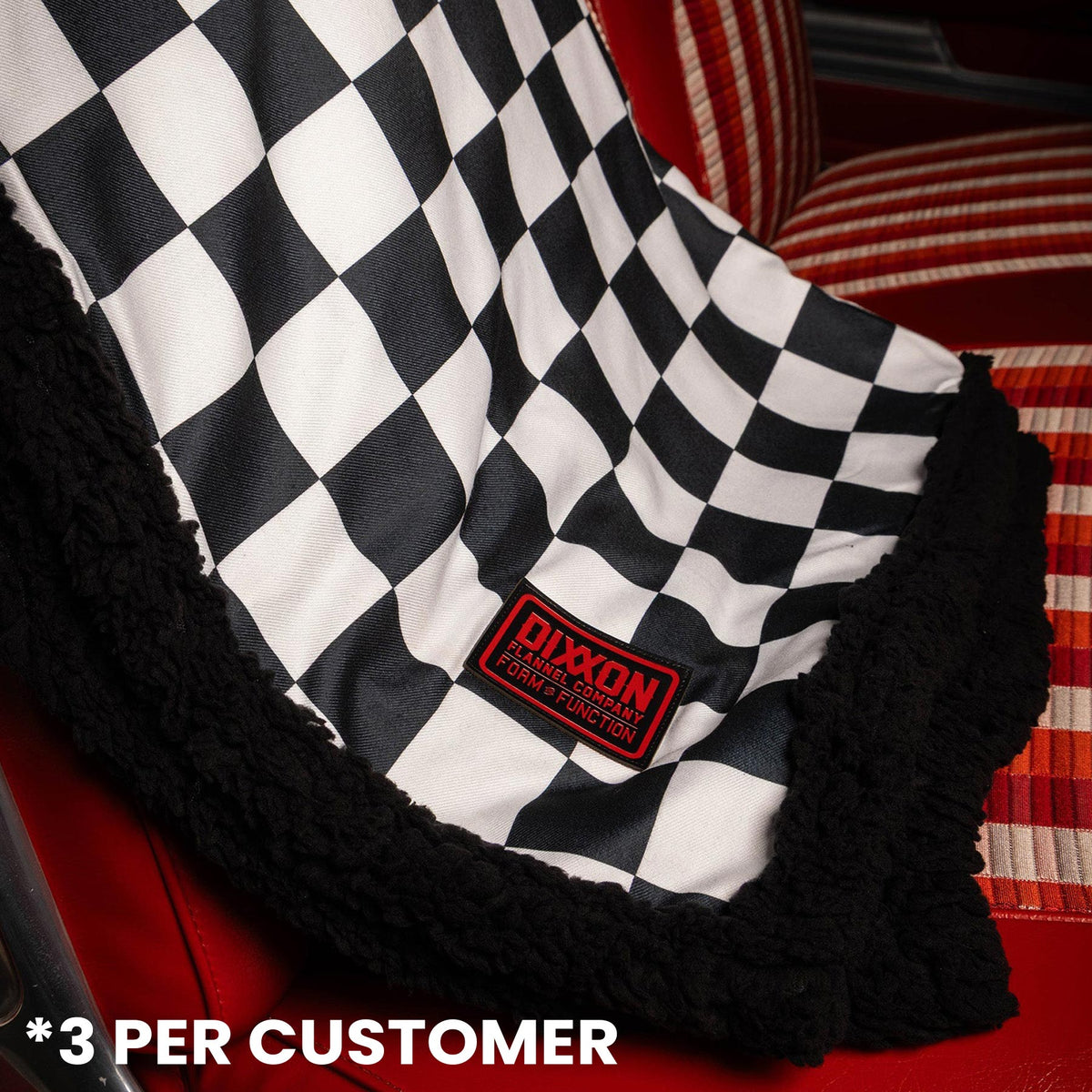Checkered Flannel Sherpa Blanket | Dixxon Flannel Co. – DIXXON UK
