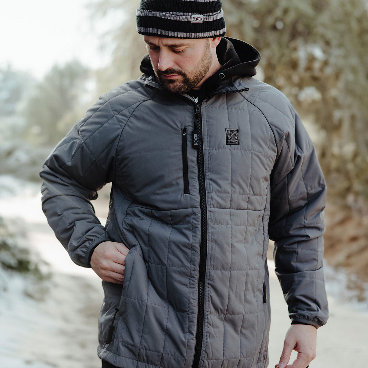 Nomad Puffer Jacket - Grey | Dixxon Flannel Co. – DIXXON UK