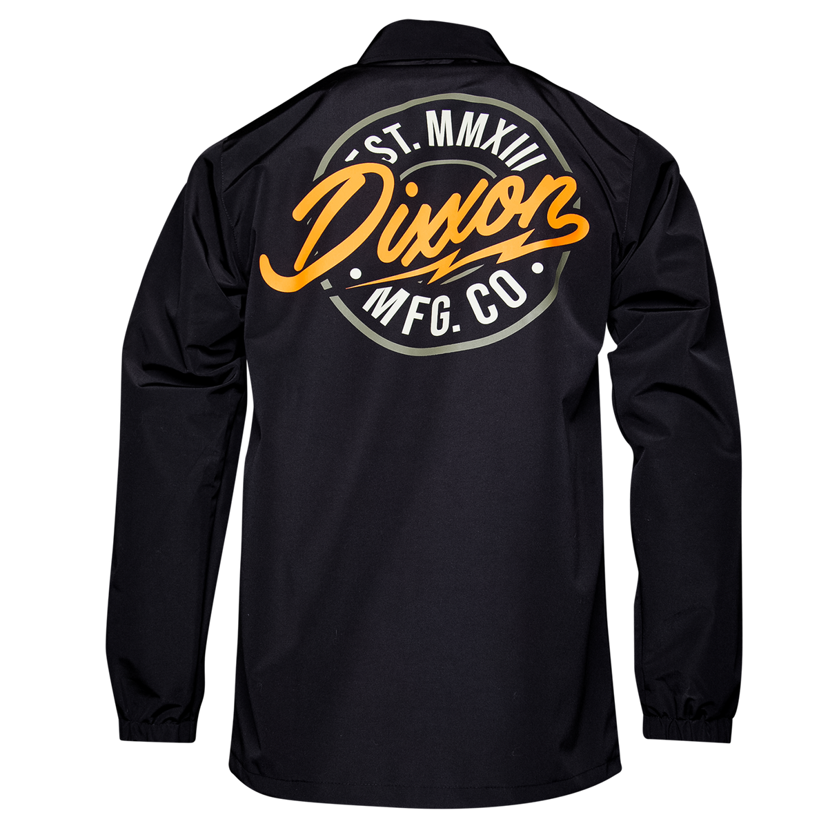 Orange & Gold MFG Badge Coaches Jacket - Black | Dixxon Flannel Co ...