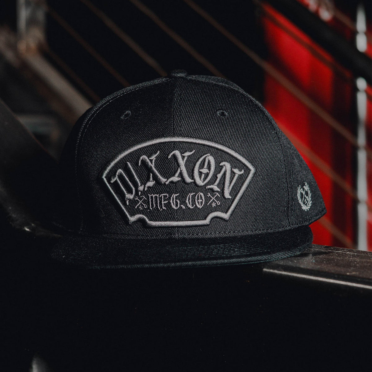 Grey Salty Patch Flat Bill Snapback - Black | Dixxon Flannel Co ...