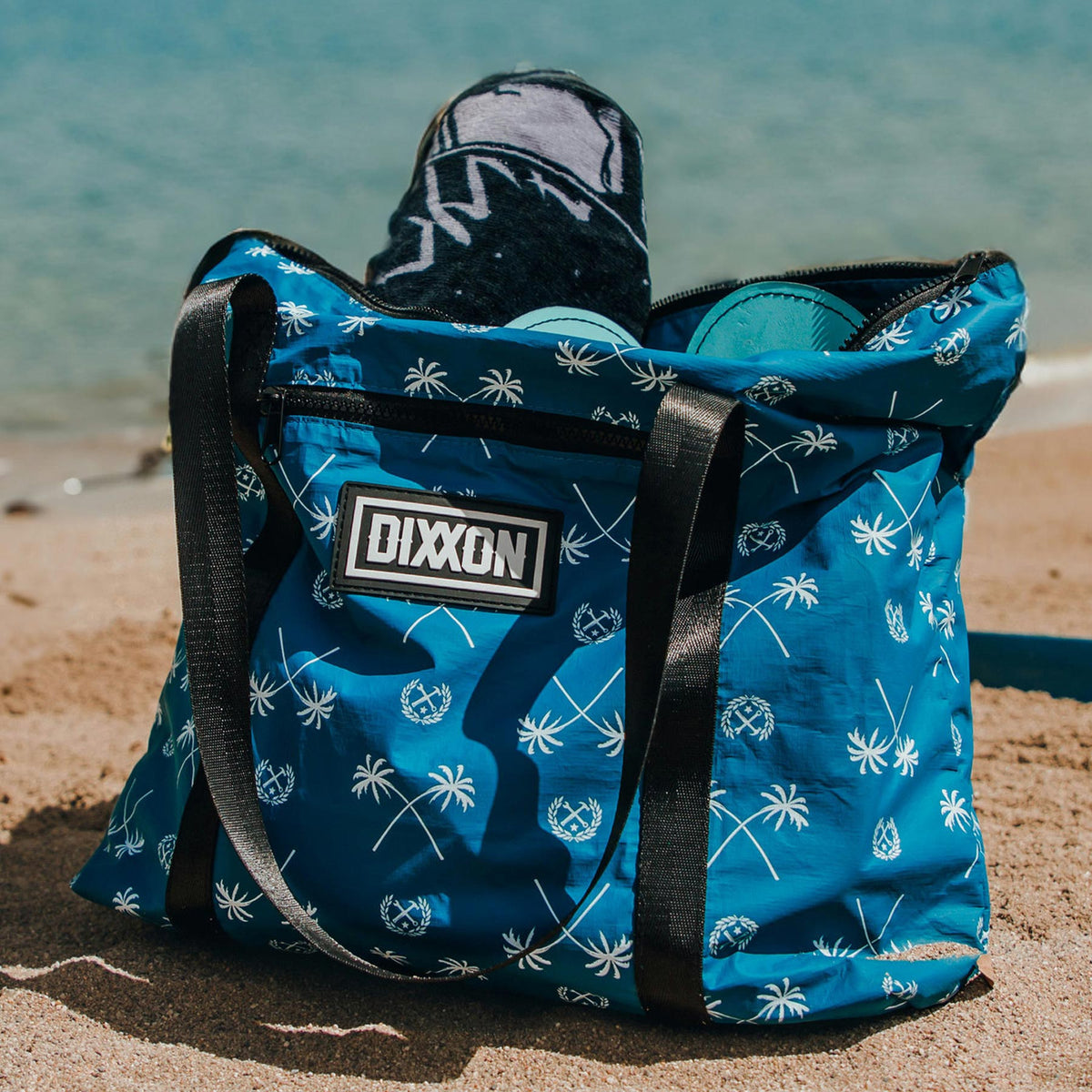 Twin Palms Zipper Tote Beach Bag | Dixxon Flannel Co. – DIXXON UK