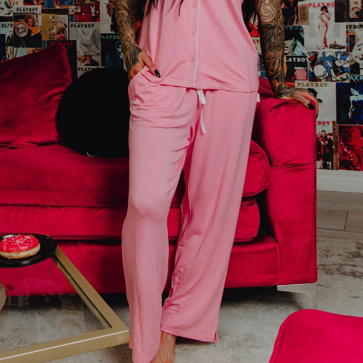 Women's Pyjama Pants - Pink | Dixxon Flannel Co. – DIXXON UK